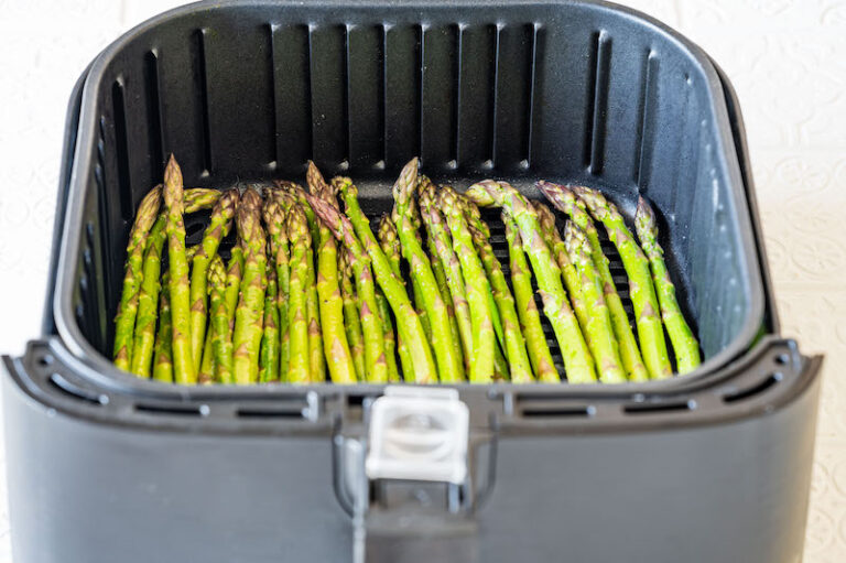 Gruner Spargel In Der Heiluftfritteuse